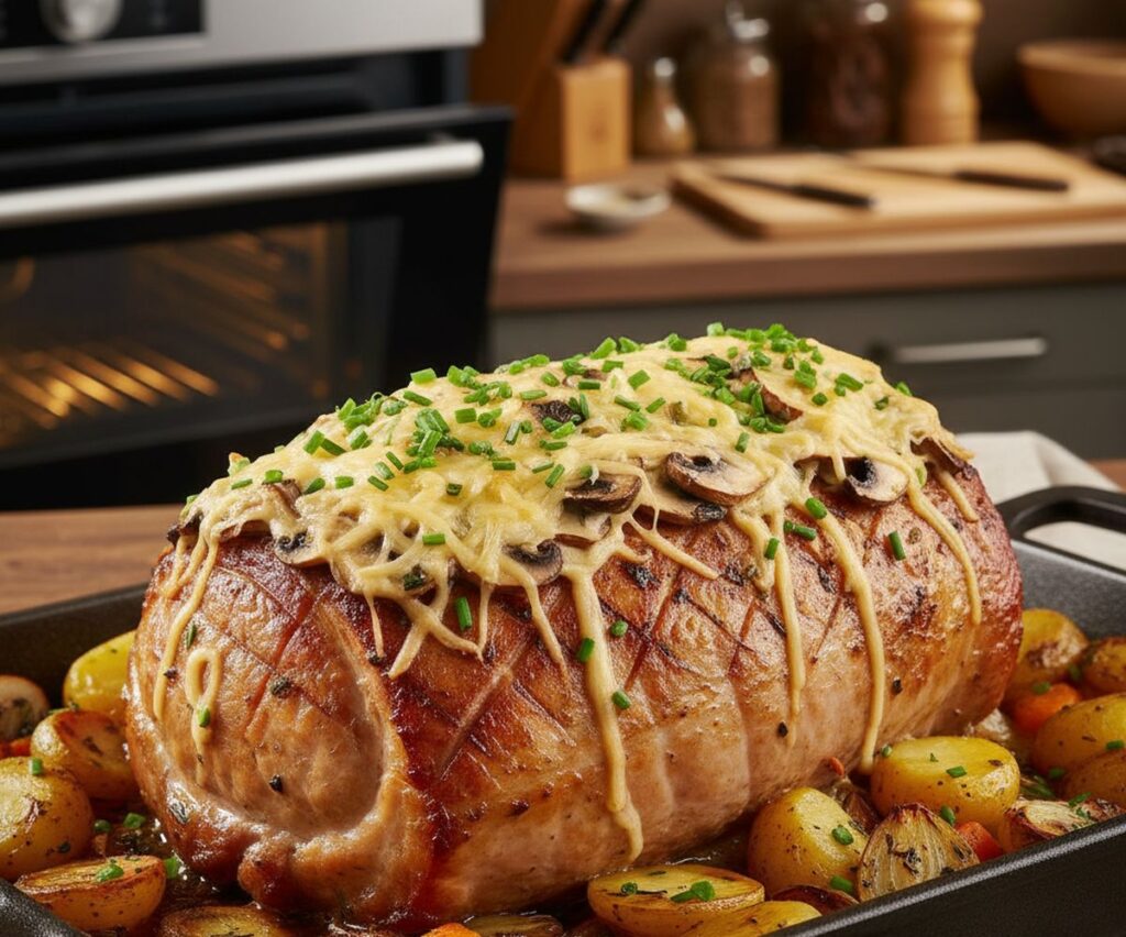 Temps de cuisson rôti de porc Orloff au four pour 1 kg : recette et ...