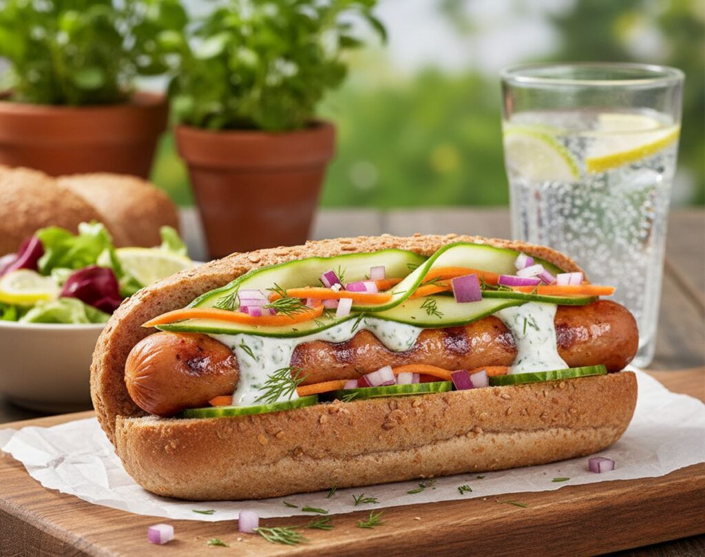 Hot dog léger : recette maison simple et gourmande - Manger léger