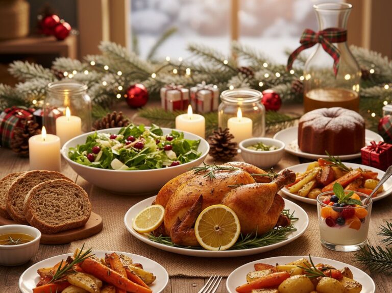 Repas de Noël léger et pas cher : idées et recettes simples - Manger léger